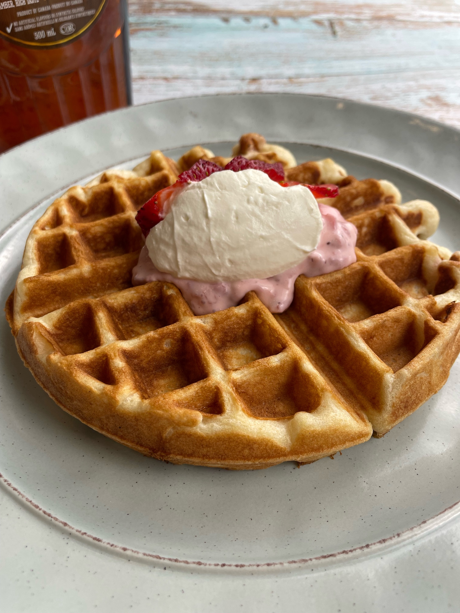 Cheesecake Waffles - Mum Grub